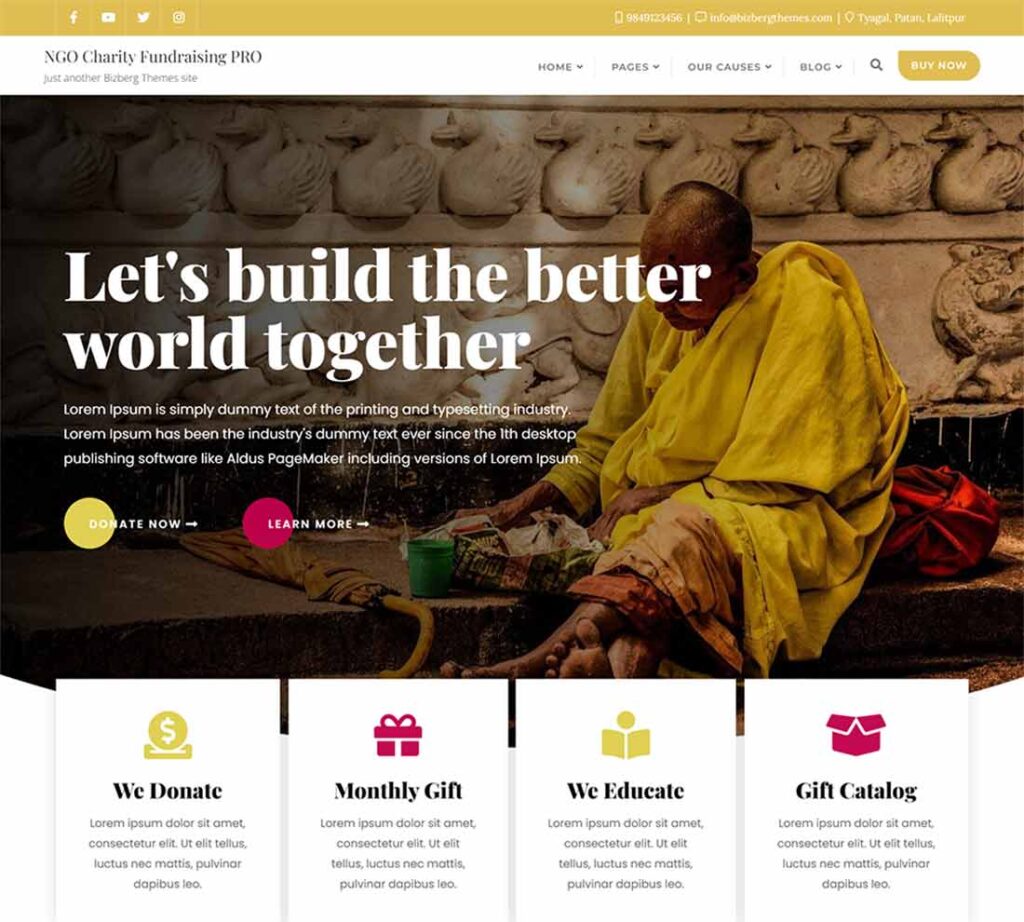 25+ Best WordPress Themes for Charity Websites - 2023