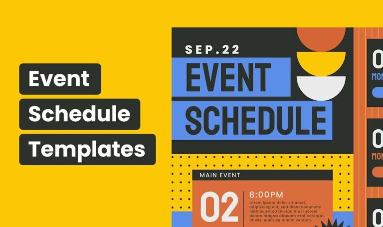 15+ Best Event Schedule Templates (Free & Paid) — 2023